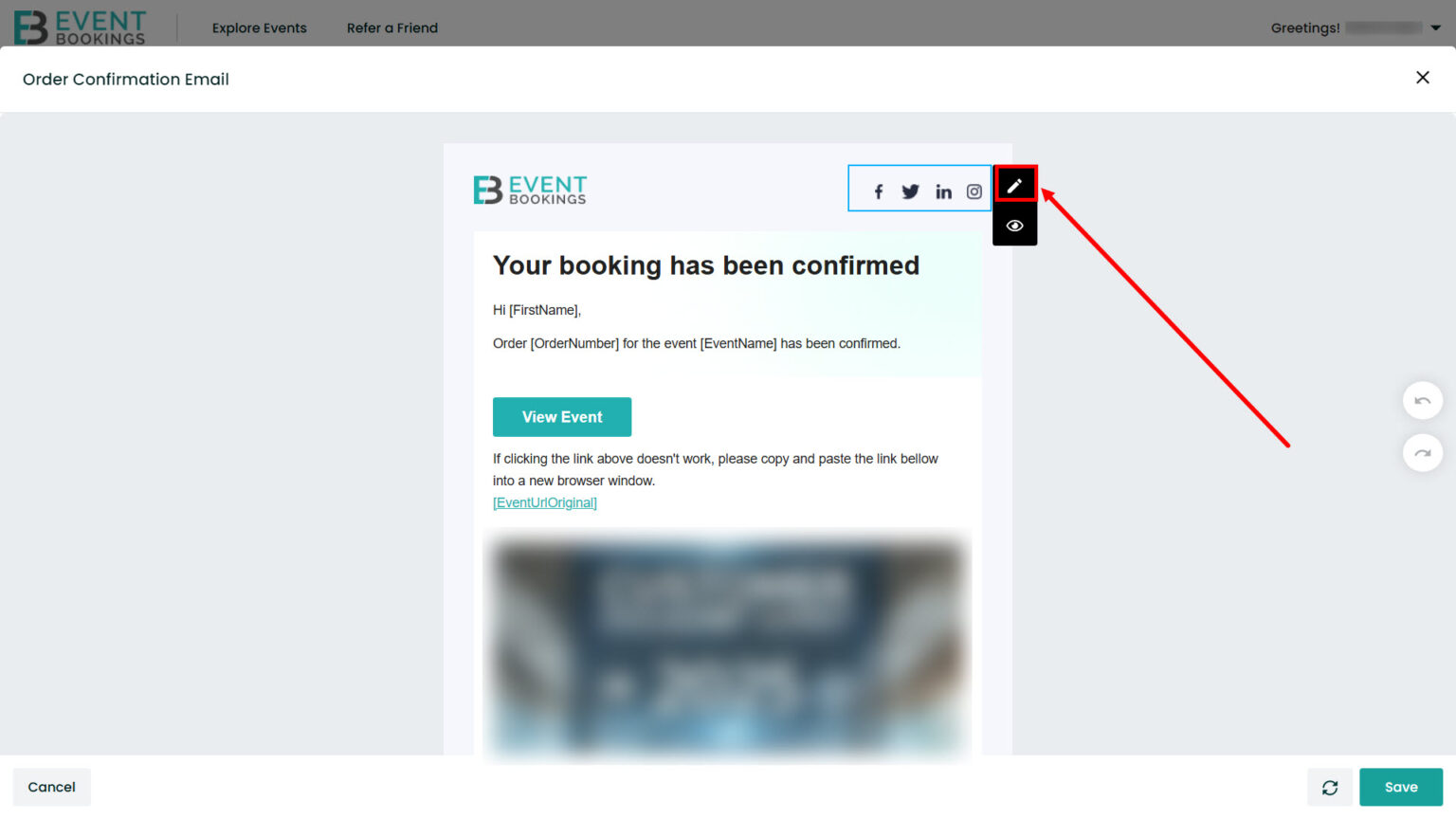 Email Template Customisation | EventBookings Help Center